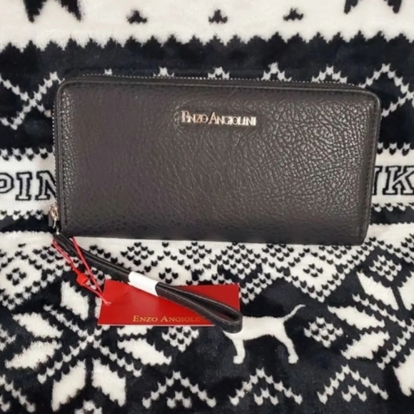 Enzo Angiolini | Bags | Enzo Angiolini Black Purse Wallet Set Nwt ...